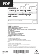 EDEXCEL GCSE English Language Paper 2 2025 | PDF