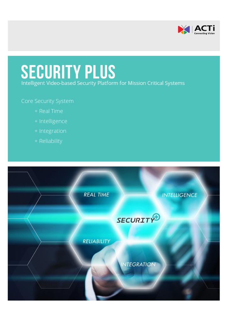 Security Plus Brochure - 20181001 | PDF | Surveillance | Server (Computing)