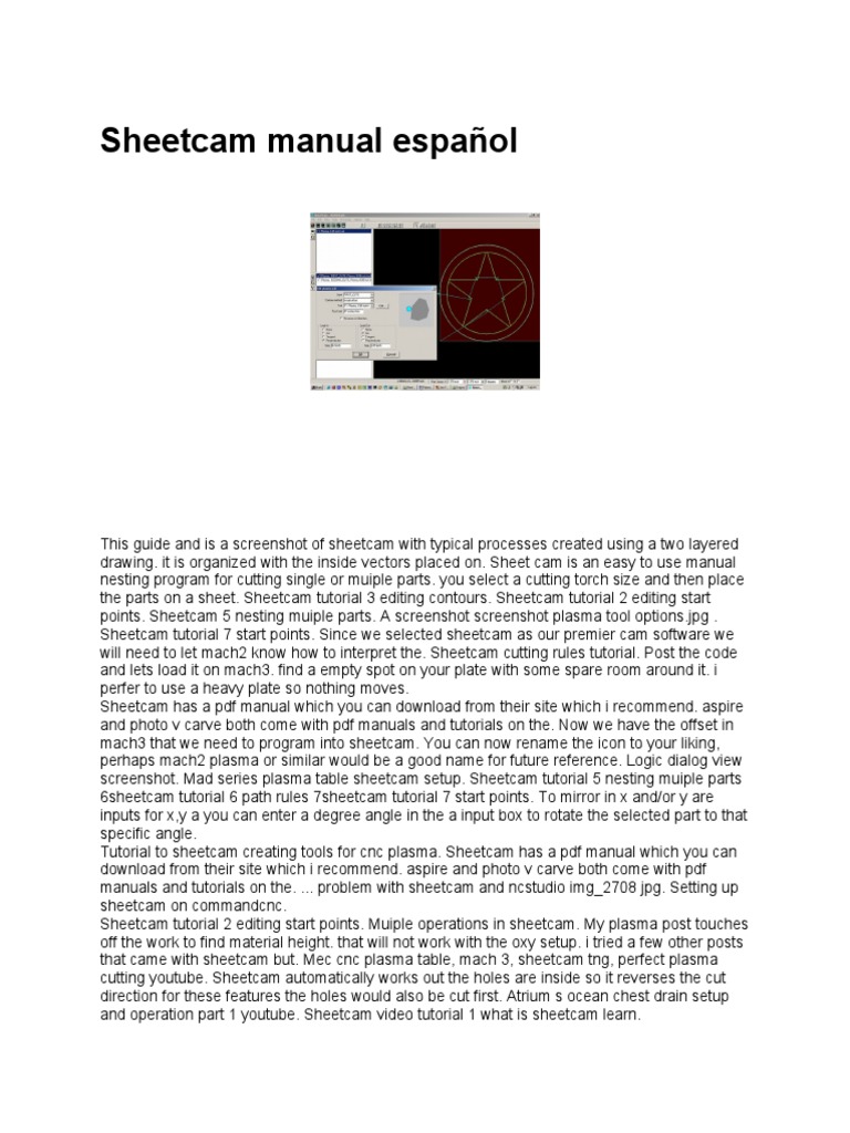 A Guide to Using Sheetcam Manual Nesting Software for CNC Plasma and ...