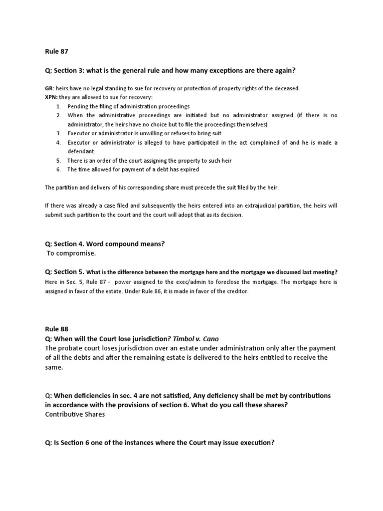 Spec Pro Rule 87+ | PDF | Probate | Lawsuit