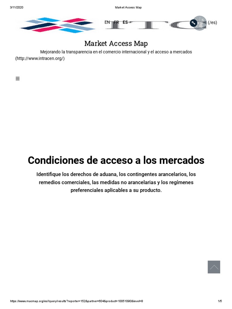 Market Access Map | PDF | Fiscalidad internacional | Globalización Cultural