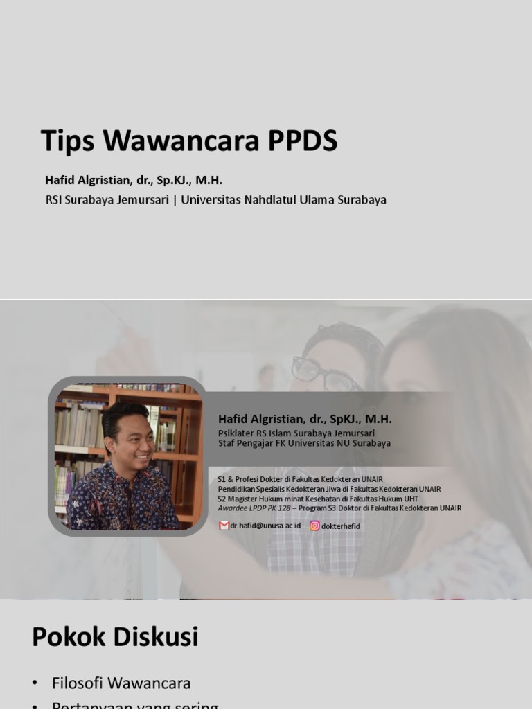 Tips Wawancara PPDS Fix | PDF