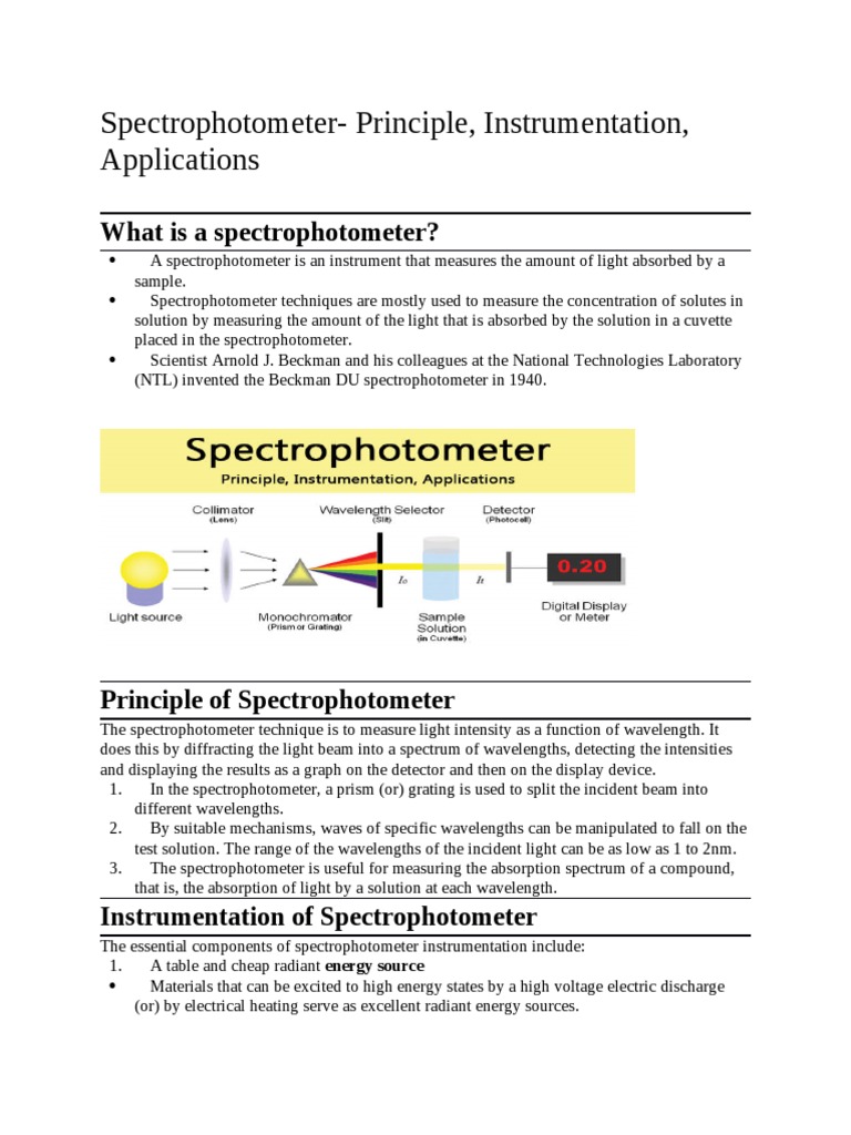 Spectrofluorimetry instrumentation amplifier