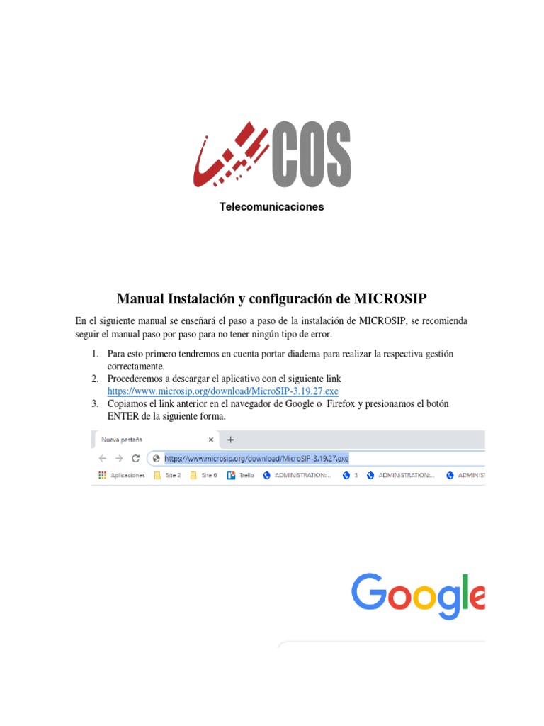Manual Instalación y Configuración de MICROSIP PDF | PDF | Informática