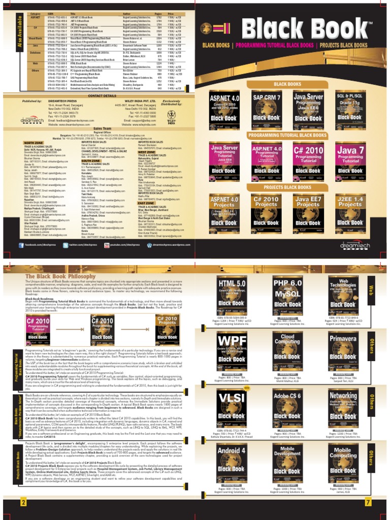 Programming Tutorial Black Books | PDF | C Sharp (Programming Language) | Language Integrated Query