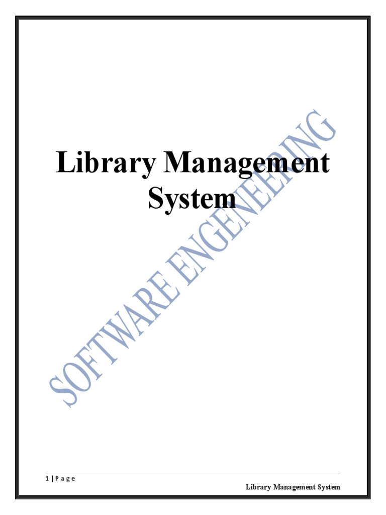 Library Management System Overview | PDF | Libraries | Information ...