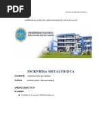 Trabajo-PROCESO de CHANCADO Y MOLIENDA (Final) - Francisco Labra | PDF ...