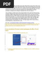 Cara Print Label Undangan 103 Paling Mudah | PDF