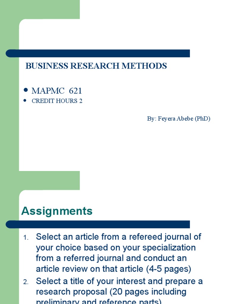 Business Research Method | PDF | Hypothesis | Sampling (Statistics)
