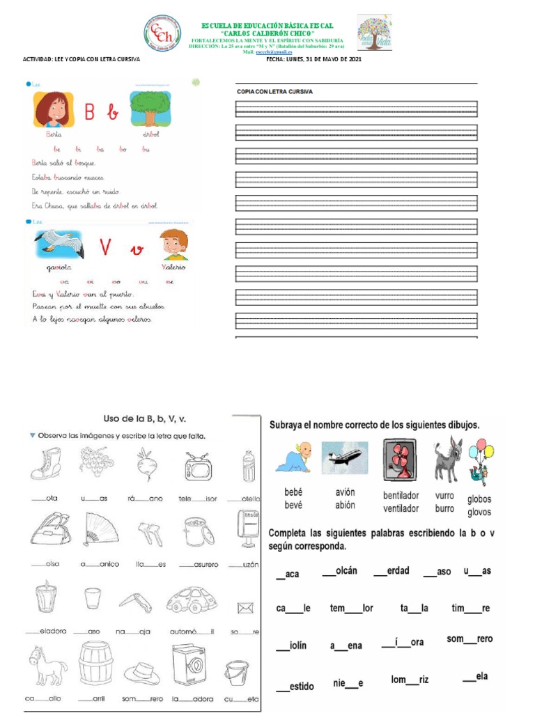 Actividades Con V-B | PDF