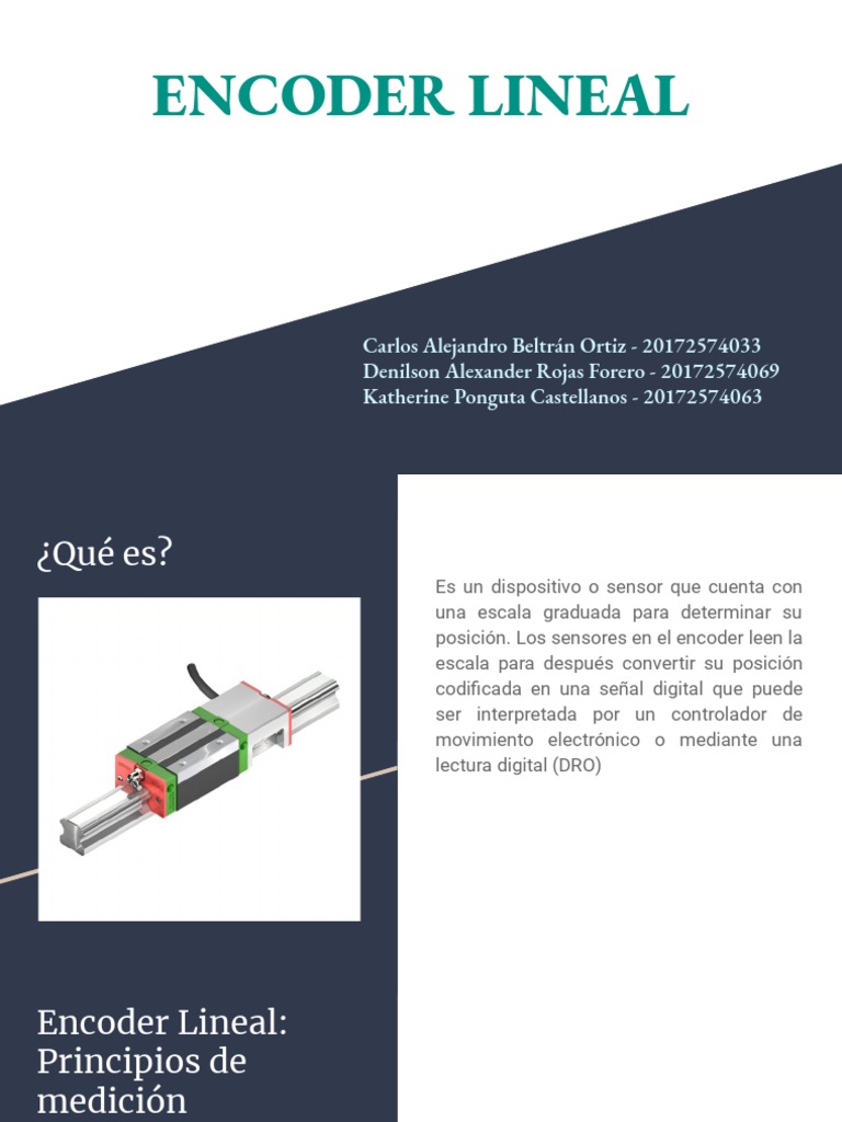 Encoder Lineal | PDF | Sensor | Óptica