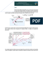 Ángulo Crítico y Reflexión Interna Total | PDF | Reflexión (Física ...