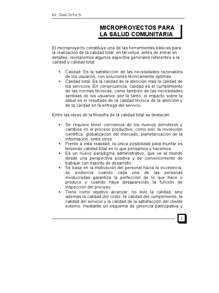 Microproyecto | PDF | Calidad (comercial) | Science