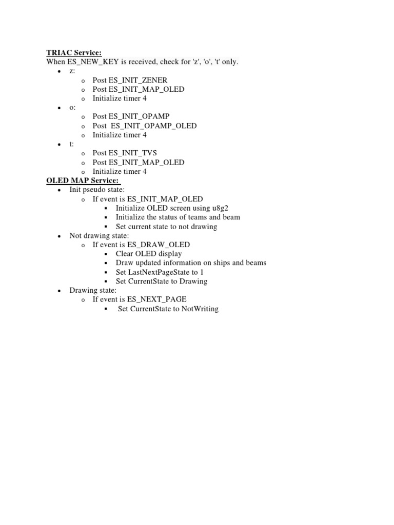 Triac Pseudocode | PDF | Technology & Engineering