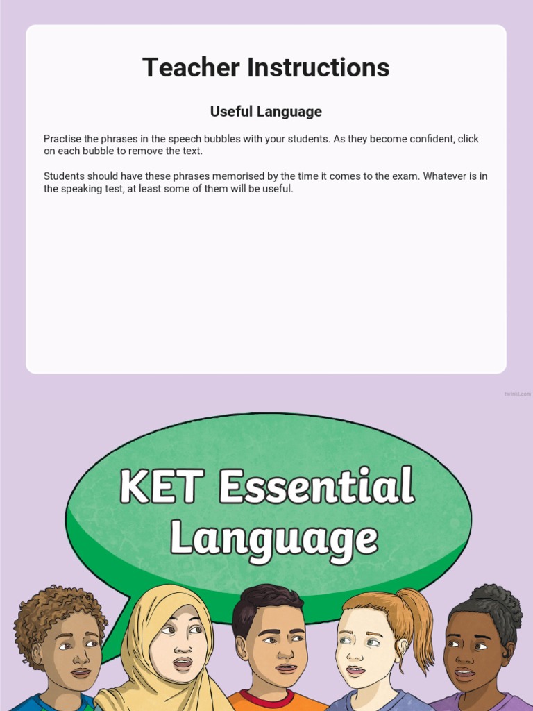 KET Essential Language | PDF