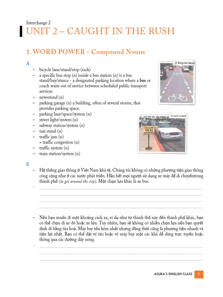 Interchange 2 Review Unit 2 | PDF