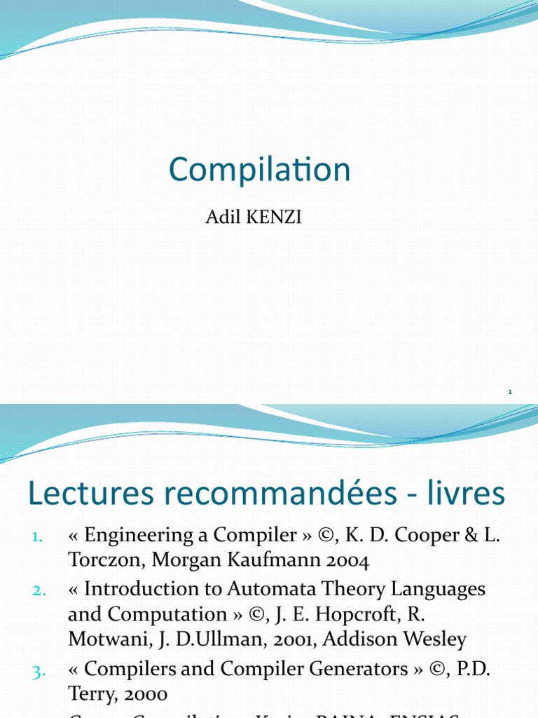 Cours Compilation | PDF | Compilateur | Génie logiciel