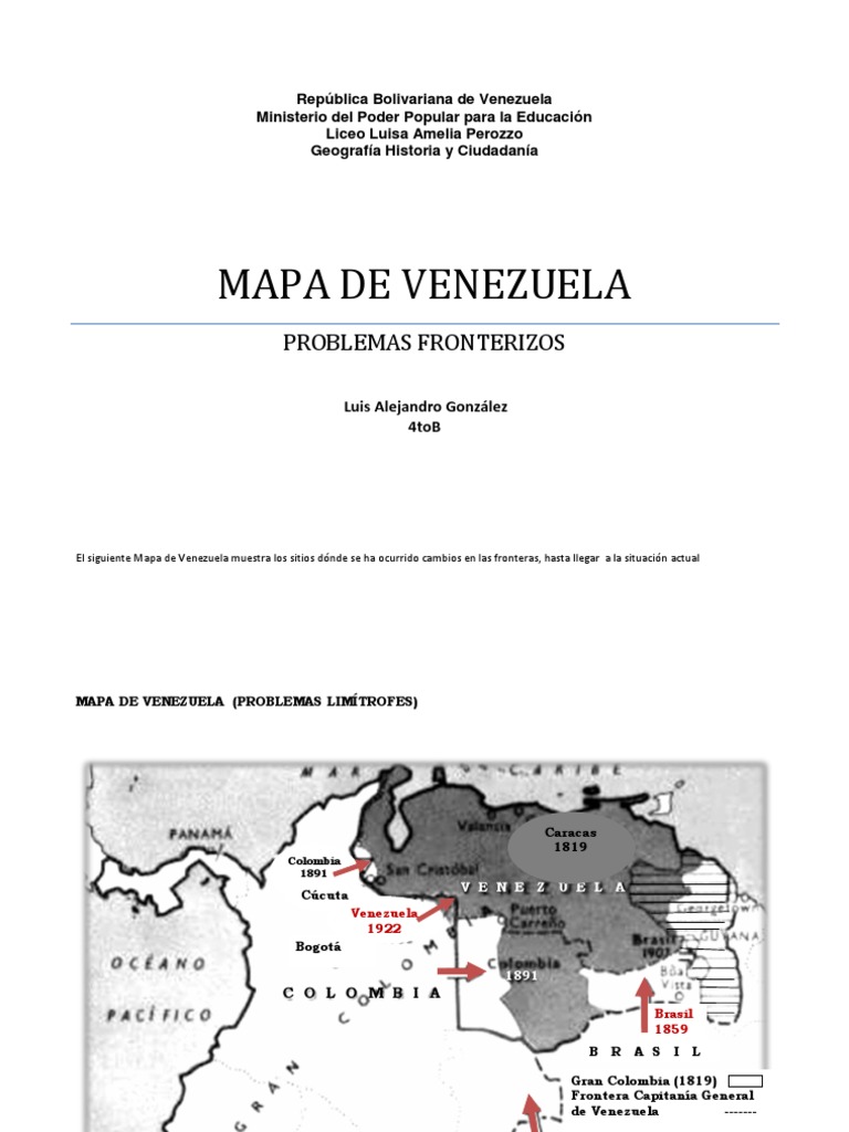 Mapa de Venezuela Trabajo | PDF