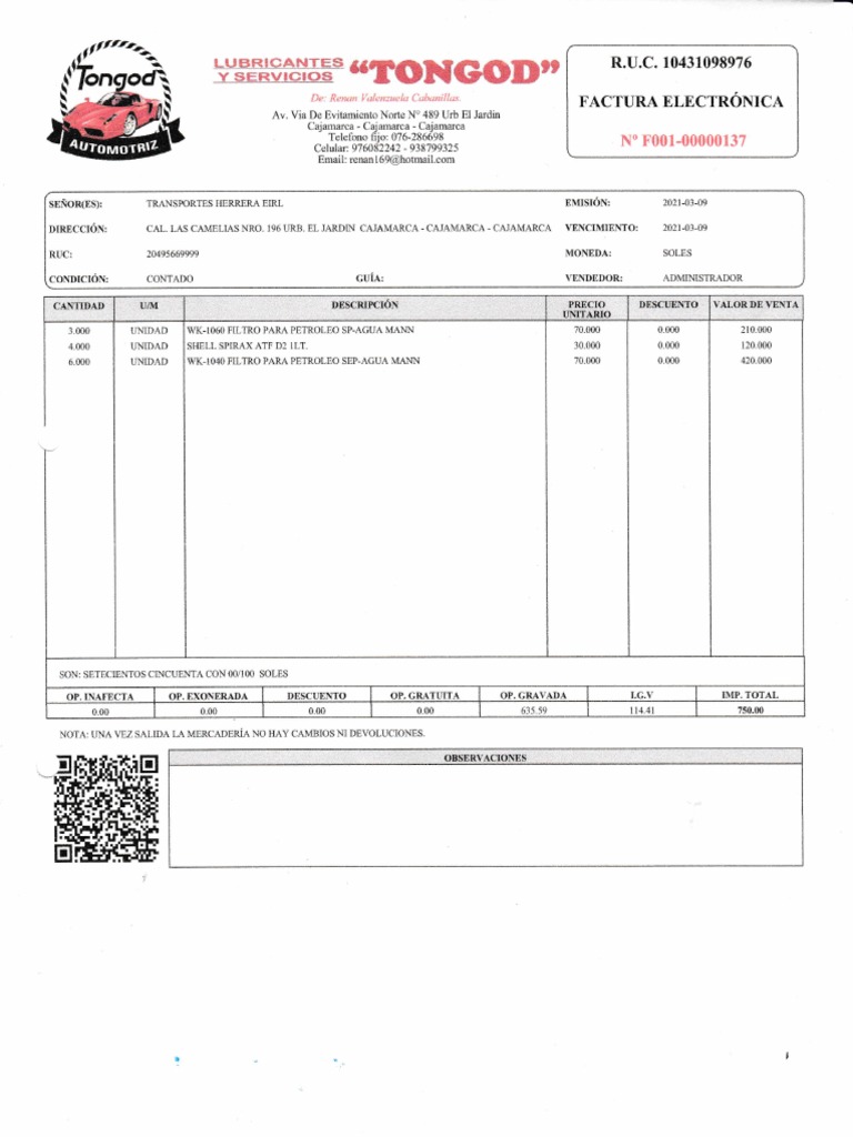 Facturas de Compras | PDF | Pagos | Tecnología financiera