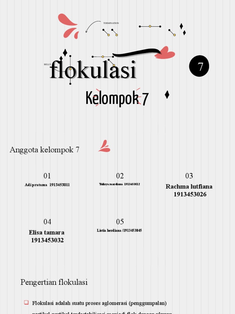 Flokulasi Kelompok 7 | PDF