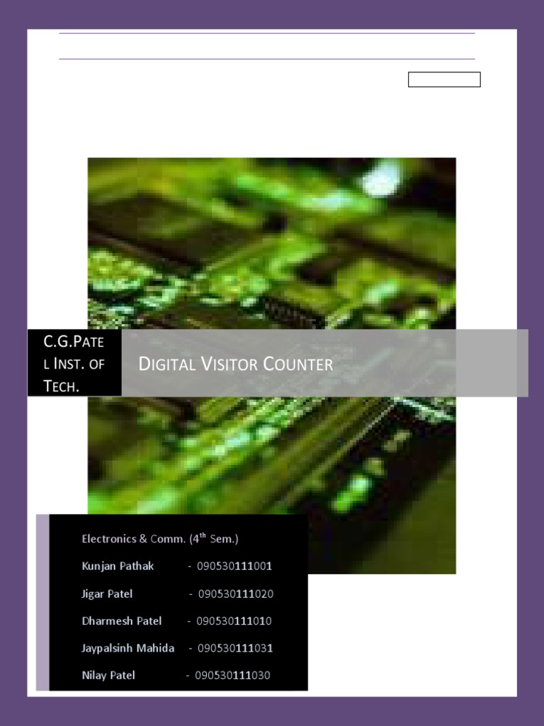 Digital Visitor Counter-Abstract | Download Free PDF | Electronic ...