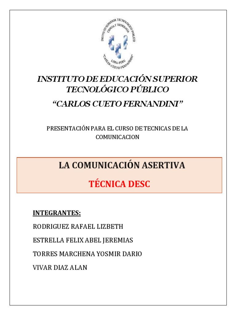 Técnica de Desc | PDF