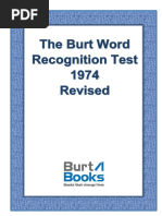 16 Word Memory Test | PDF
