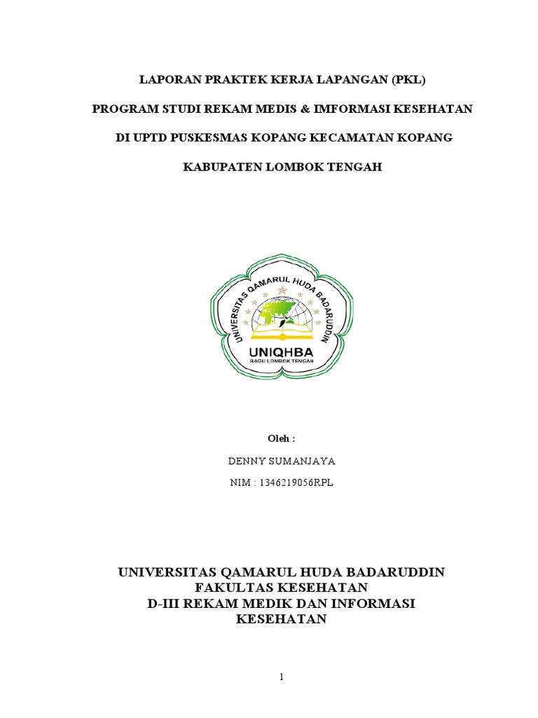 Laporan PKL Denny Sumanjaya S2 | PDF