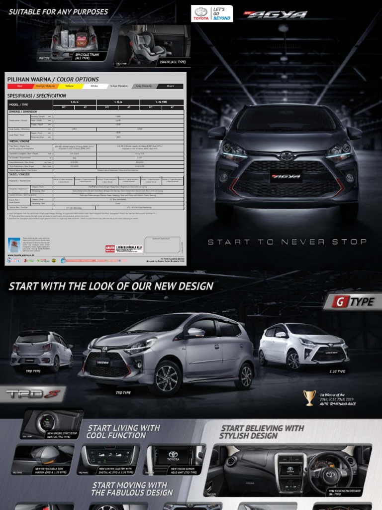 Leaflet New Agya 2020 | PDF