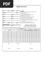 Access Card Request Form Template | PDF