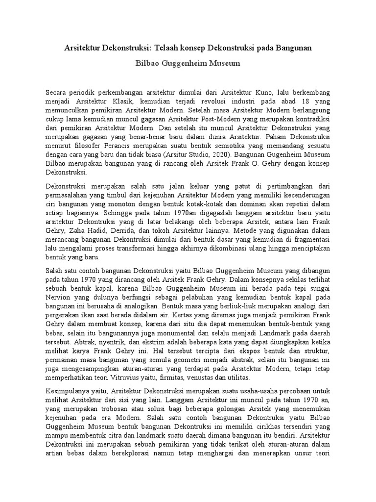 Tugas Essay | PDF | Seni | Gaya Hidup