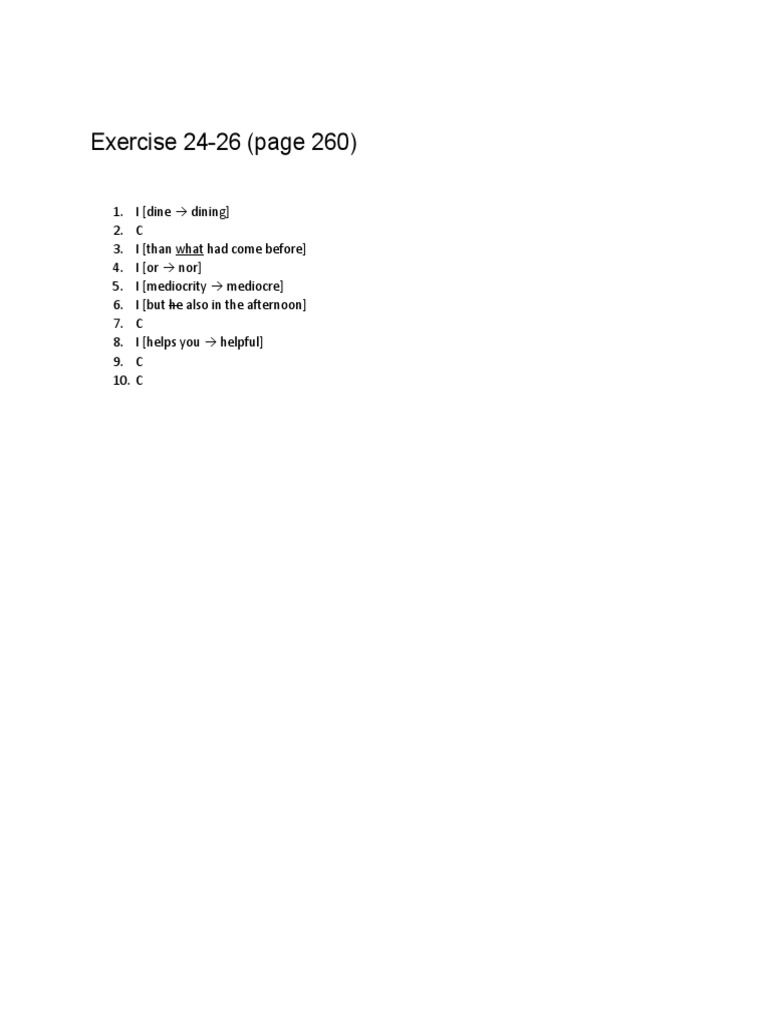 Exercise 24 26 | PDF