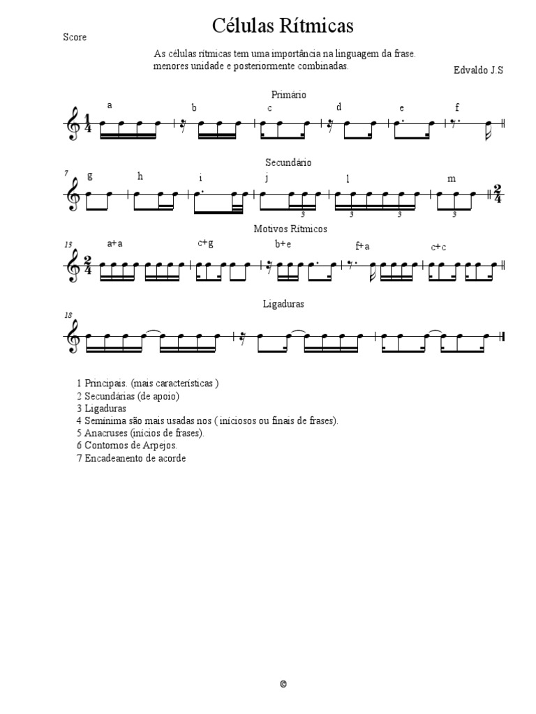 Células Rítmicas | PDF