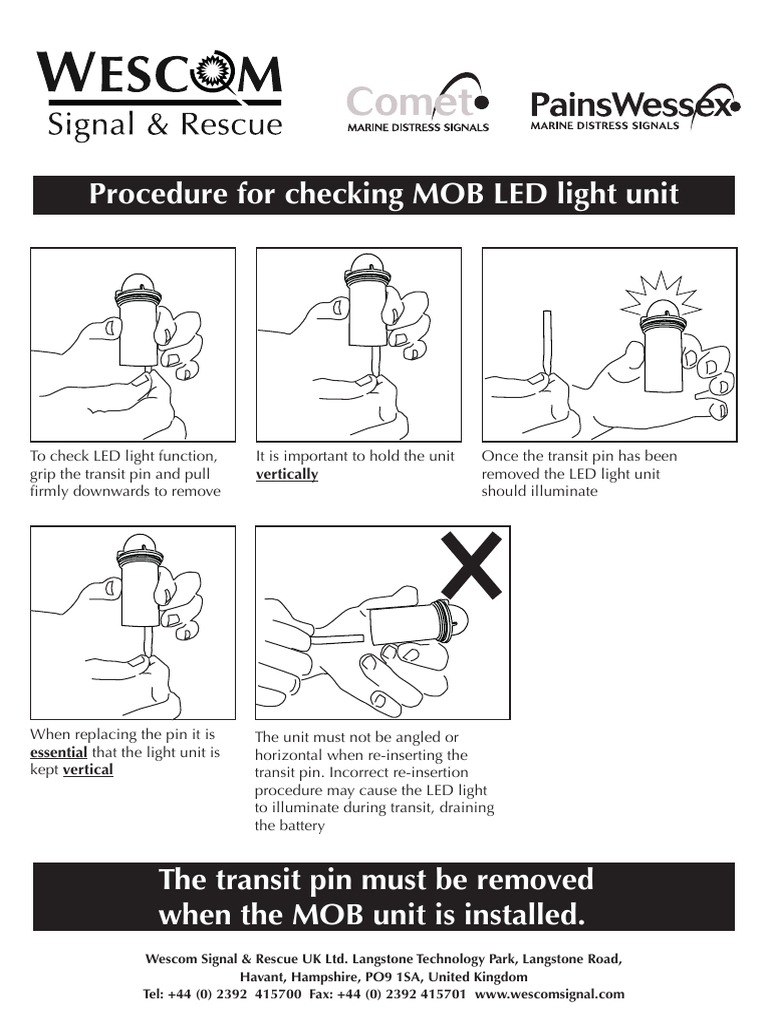 Mk9 Mob Light Test Instructions 0718 | PDF