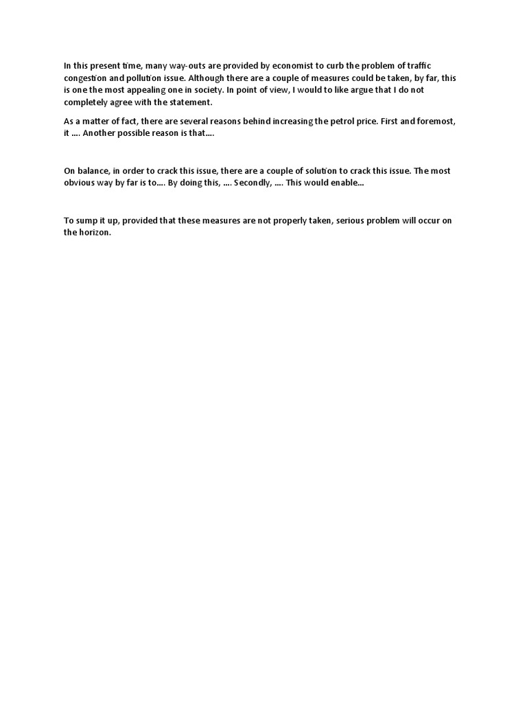 Explanatory - Argumentative Cause Effect Template | PDF