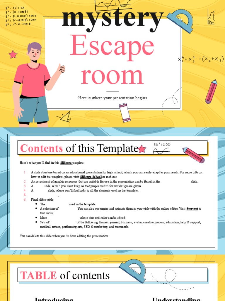 Math Mystery Escape Room Template | PDF | Planets | Icon (Computing)