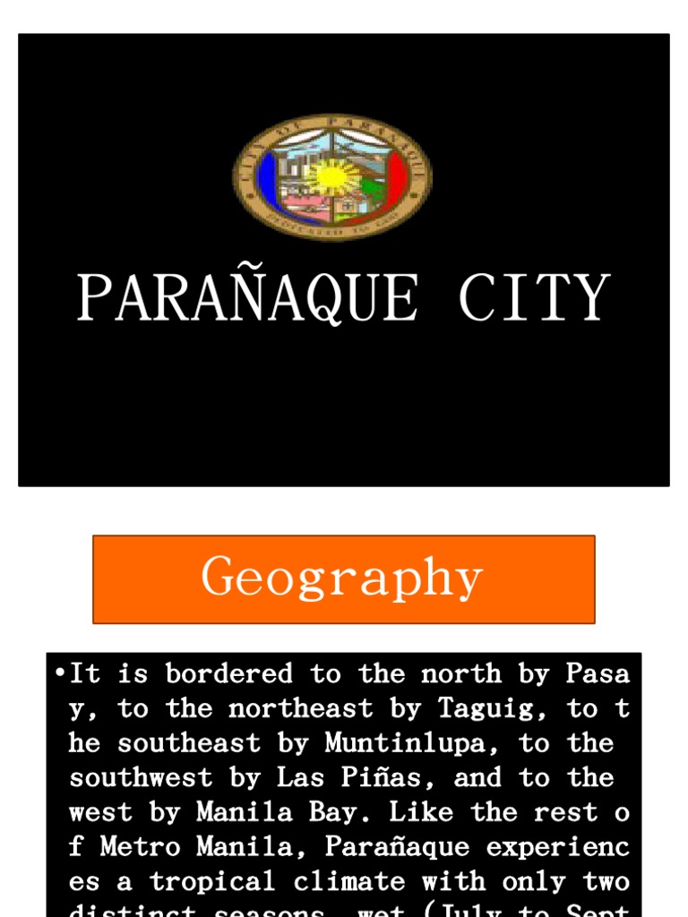 Parañaque City | PDF | Metro Manila | Hotel And Accommodation