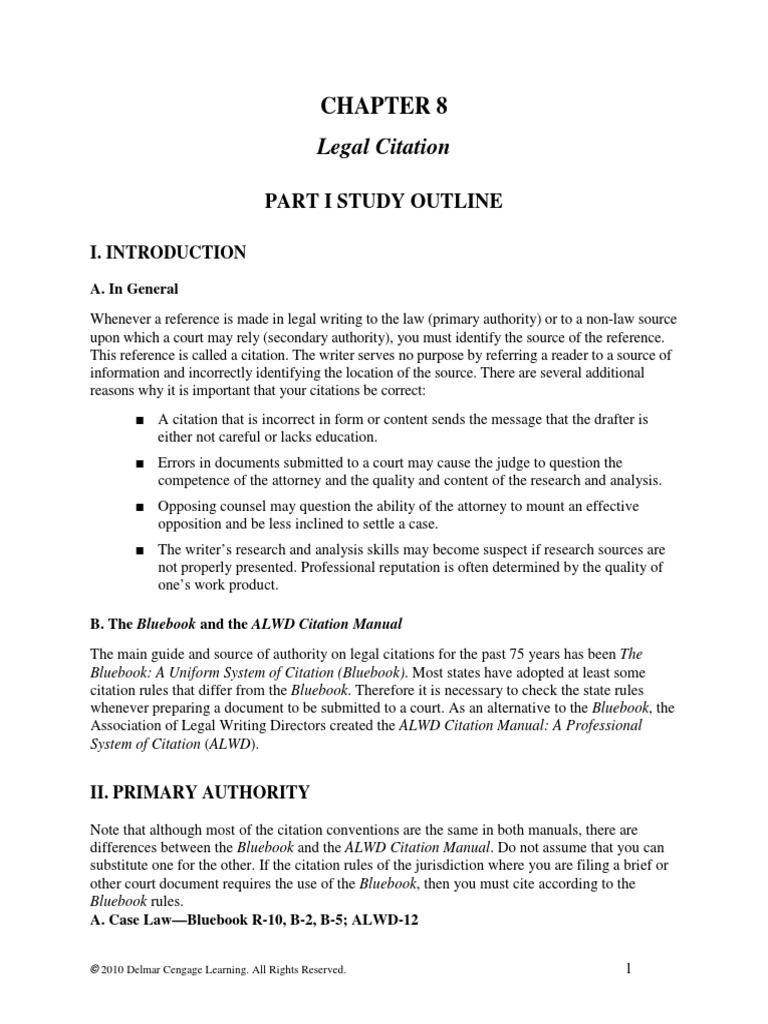 Citation Study Guide | PDF | Case Citation | United States Code