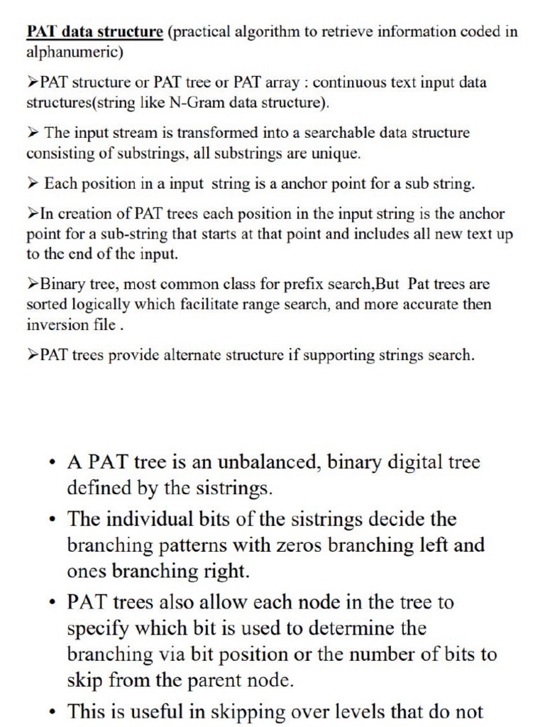 PAT Data Structure | PDF