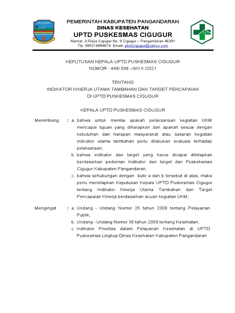 SK Iku Tambahan | PDF | Bisnis