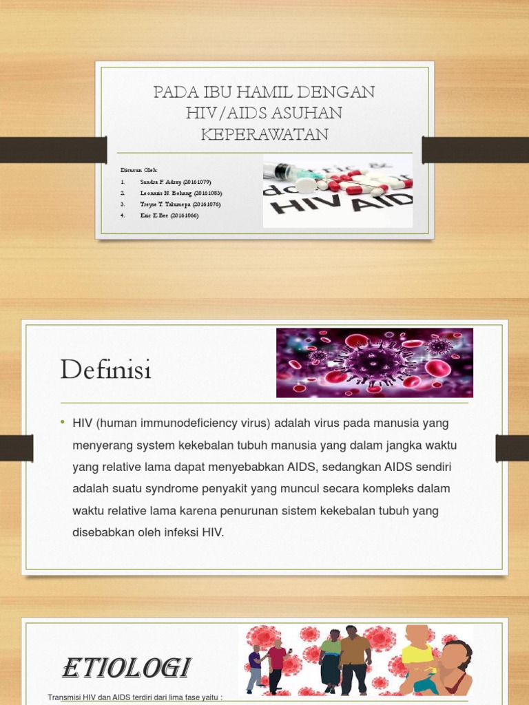 Tugas PPT Kelompok ASKEP PADA IBU HAMIL DENGAN HIV | PDF | Kesehatan Holistik