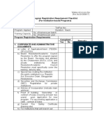 TESDA OP CO 01 F04 - Program Registration Checklist - Doc - For ...