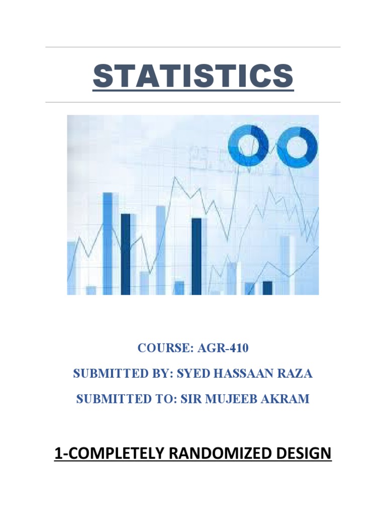 Statistics: 1-Completely Randomized Design | PDF | Index (Economics ...