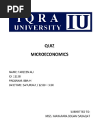 Microeconomics Formula Sheet | PDF | Demand | Elasticity (Economics)