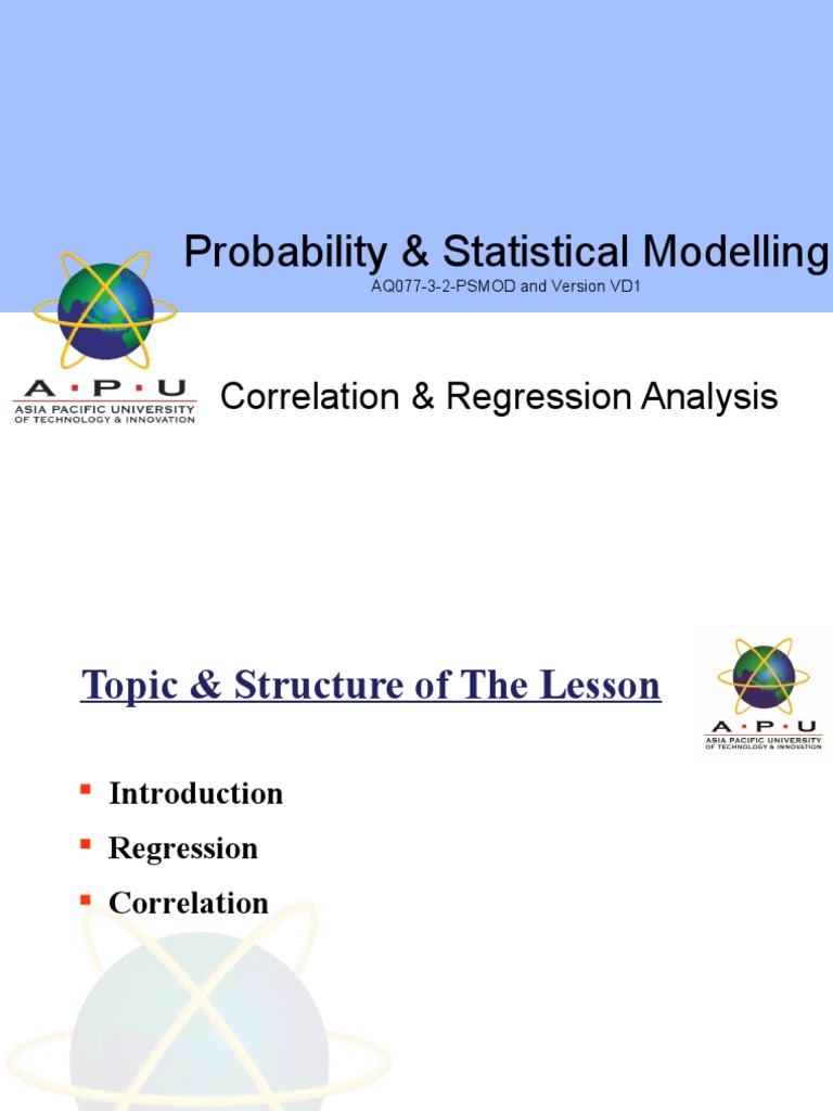 PSMOD - Chapter 3 - Correlation Regression Analysis | Download Free PDF | Correlation And ...