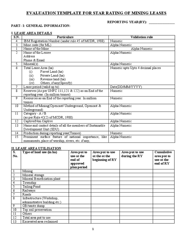 IBM Star Rating Evaluation Template | PDF | Nature | Water