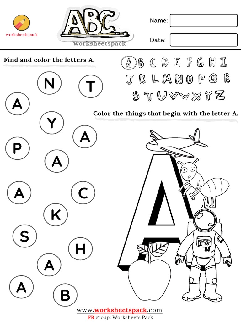 A to Z Alphabet Coloring Worksheets | PDF