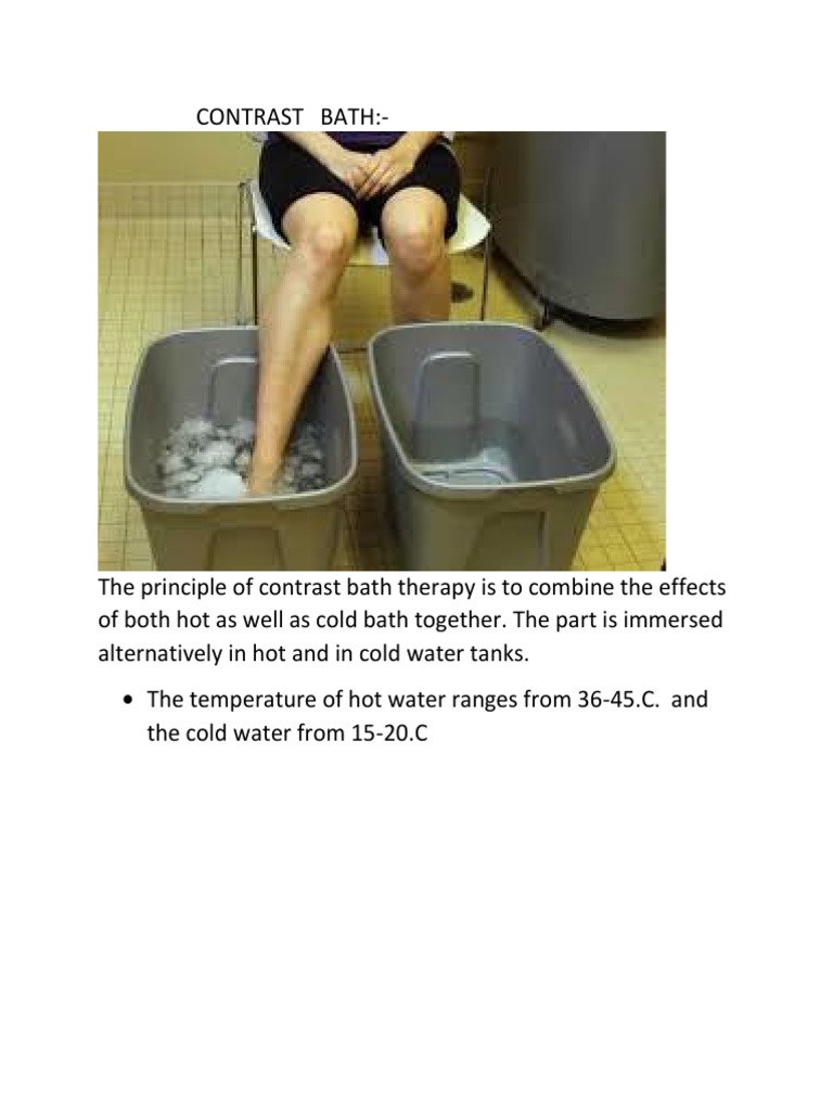 I Am Sharing 'Contrast Bath' With You | PDF