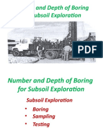 Exploratory Boring Spacing & Depth | PDF | Earth Sciences | Civil ...