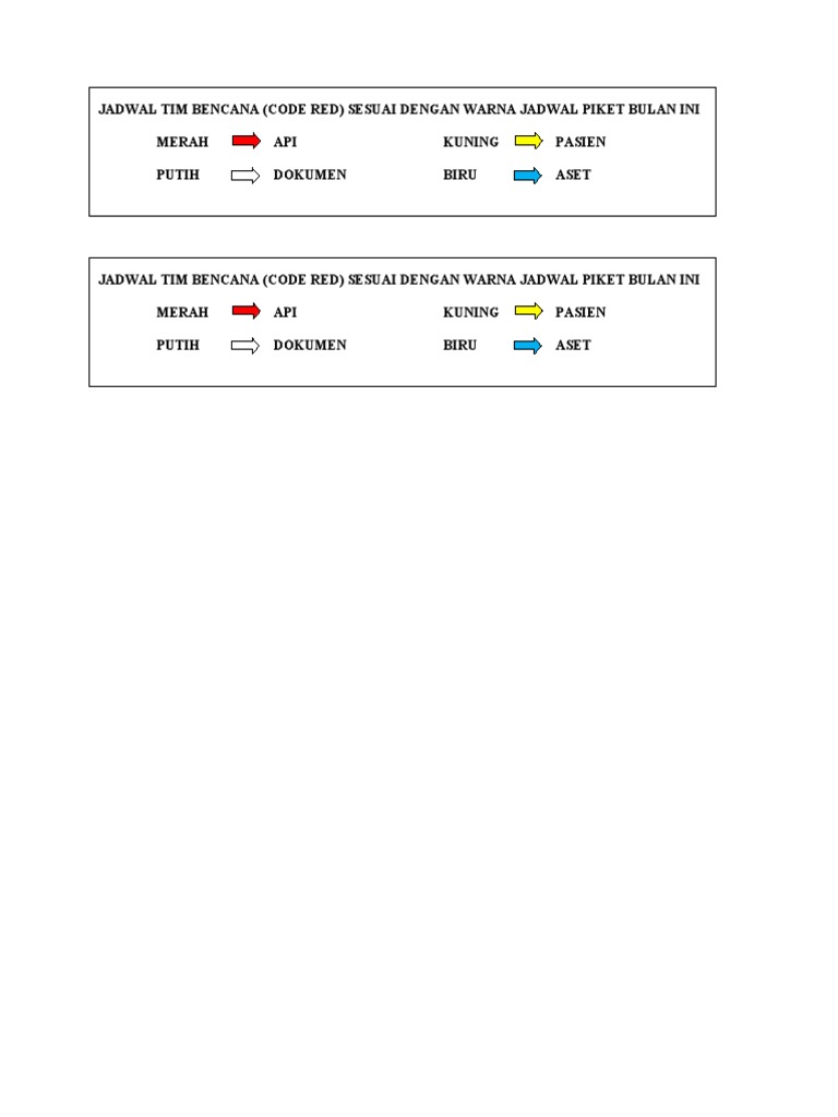 Jadwal Tim Bencana | PDF